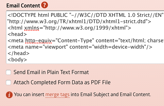Features Notifications Html Form Builder Online Php Form Creator Machform